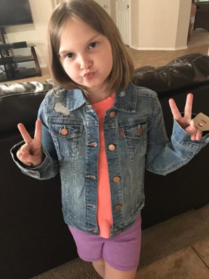 Levi's® Girls' Trucker Jeans Jacket - Light Wash 5 : Target