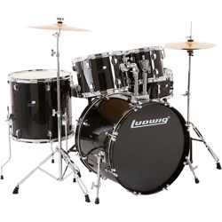 Ludwig Backbeat Complete 5-piece Drum Set With Hardware And Cymbals ...