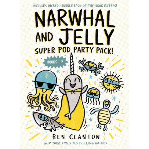 Narwhal And Jelly: Super Pod Party Pack! (paperback Books 1 & 2 ...