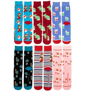 Men's Super Mario Bros. Socks, 6 Pack : Target