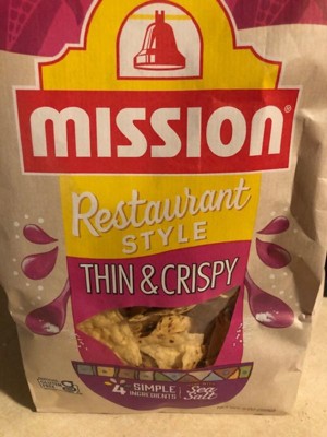 Mission Thin & Crispy Tortilla Chips - 9oz : Target