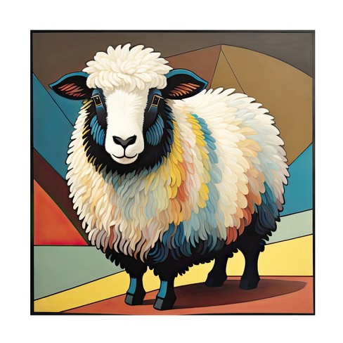 Trademark Fine Art - Footeprint Art Wonderful Woolie Canvas Art - 24 X ...