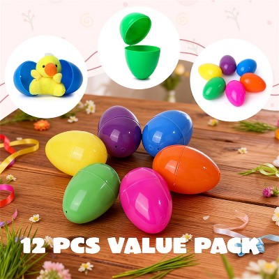 Joyfy 12/24/48 Packs Prefilled Easter Eggs with Plush Toy Set, Mini ...