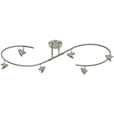 Pro Track Axel 4-head Led Ceiling Track Light Fixture Kit Swing Arm ...