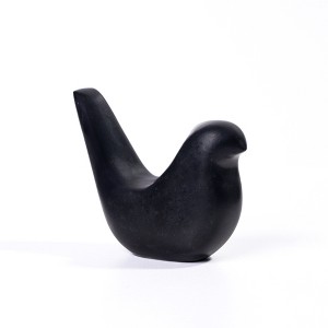 TOV Furniture Bird Statue in Black Marble : Target