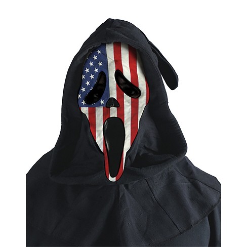 Adult Scream Ghostface Usa Flag Costume Mask - - Multicolor : Target