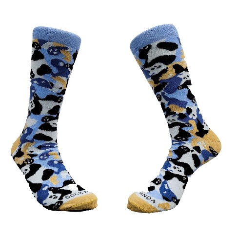 Camouflage Panda Socks (men's Sizes Adult Large) From The Sock Panda ...