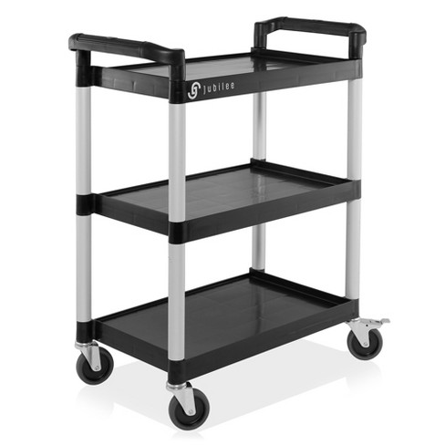 Jubilee 3-tier Utility Service Cart With Wheels, 31.5" X 37.5" : Target