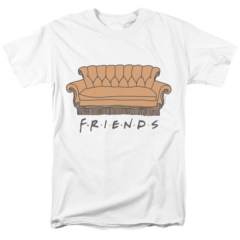 Popfunk Friends The Pivot! Couch Adult T Shirt, White, Large : Target