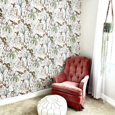 Tempaper Peel And Stick Wallpaper Willow Rainforest : Target