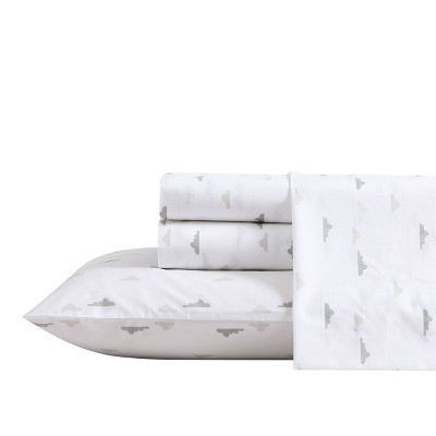 Twin Xl Printed Pattern Percale Cotton Sheet Set Bumble Bee - Poppy ...