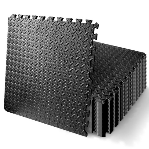 Squatz 25 - Pc Foam Interlocking Exercise Mat - Black : Target