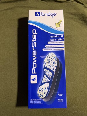 Powerstep Bridge Adaptable Arch Support Insoles - Men 8-9.5/women 9-10.5 - 1 Pair : Target