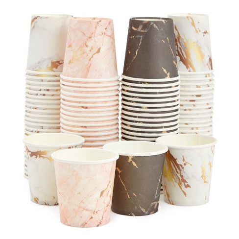 Sparkle And Bash 100 Pack Disposable 4 Oz Paper Cups For Coffee ...
