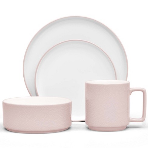 Noritake Colortex Stone Blush 4-piece Place Setting : Target