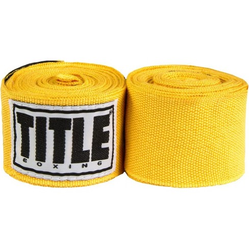 Title Boxing 180" Semi Elastic Mexican Handwraps - Gold : Target