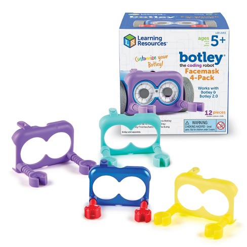 Learning Resources Botley The Coding Robot Facemask 4-pack : Target