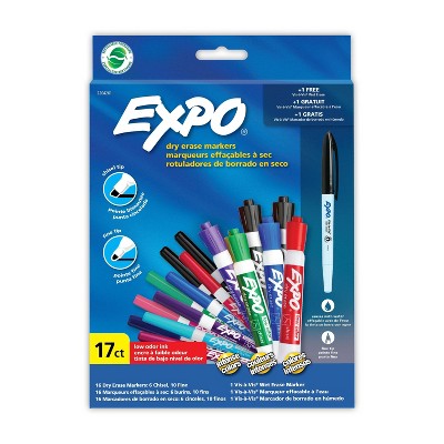 Expo 21pk Dry Erase Markers Fine Tip Multicolored : Target