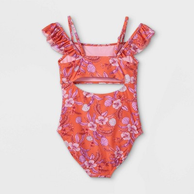 Girls' One Piece Swimsuits : Target
