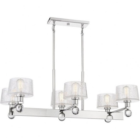 Savoy House Hanover 6 - Light Chandelier in Polished Nickel : Target