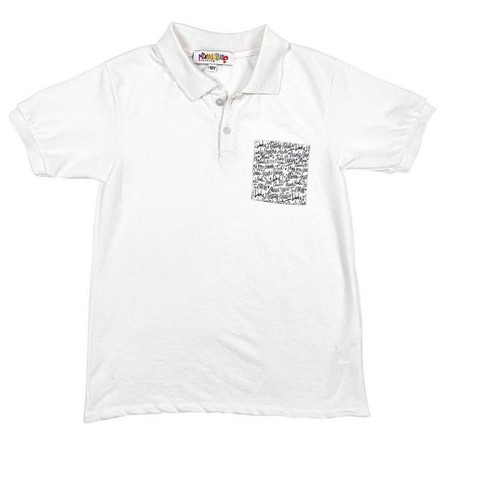 Mixed Up Clothing Kids The Thank You Polo - White - 5 : Target