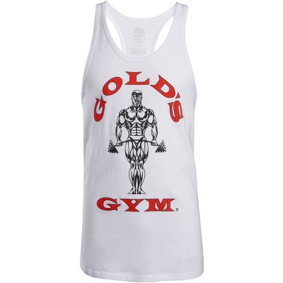 Gold's Gym Muscle Joe Stringer Tank Top - White : Target