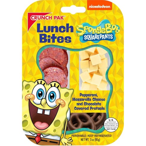 Crunch Pak Spongebob Squarepants Lunch Bites With Pepperoni, Mozzarella ...