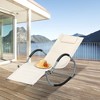 Outsunny Outdoor Rocking Chair, Chaise Lounge Pool Chair For Sun ...
