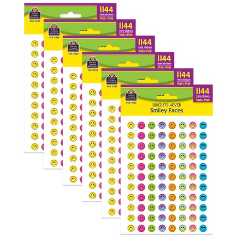 Teacher Created Resources® Brights 4ever Smiley Faces Mini Stickers ...