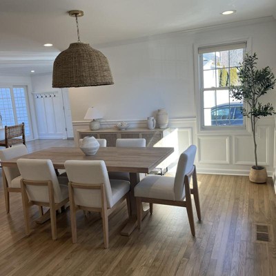 Pedestal Wood Dining Table - Natural - Hearth & Hand™ With Magnolia ...