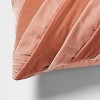 Oversized Oblong Pleated Velvet Decorative Throw Pillow - Threshold ...
