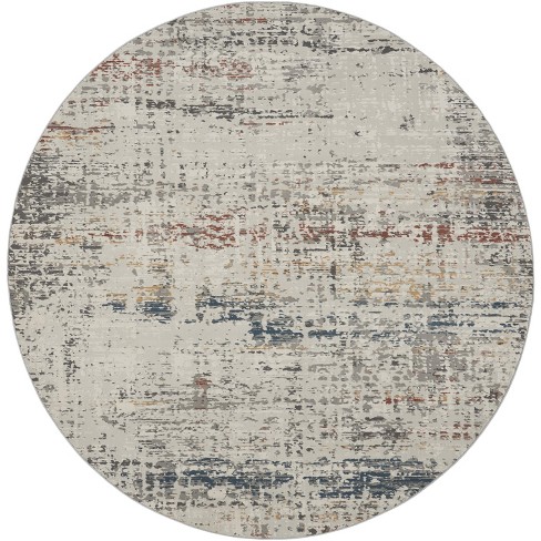 Nourison Rustic Textures Abrash Indoor Area Rug Light Grey Multi 7’10 ...
