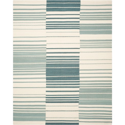 Kilim Klm953 Hand Woven Area Rug - Blue/ivory - 8'x10' - Safavieh. : Target