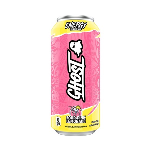 Ghost Energy Sour Pink Lemonade Energy Drink - 16 Fl Oz Can : Target