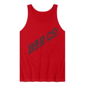 Men's Bad Company Logo Light Graphic Tank Top - Red - Small : Target