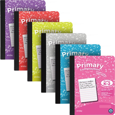 Enday Primary Composition Notebook, Full Page Ruled - 100 Sheets : Target
