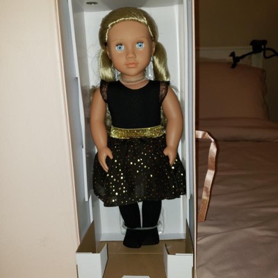 Our Generation Fashion Starter Kit In Gift Box Stella With Mix Match Outfits Accessories 18 Fashion Doll Target
