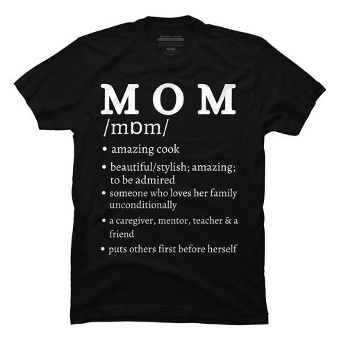 Men's Design By Humans Mom Dictionary Definition By Beingmasculine T ...
