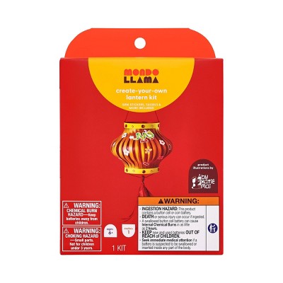 Create-your-own Lunar New Year Lantern Kit - Mondo Llama™ : Target