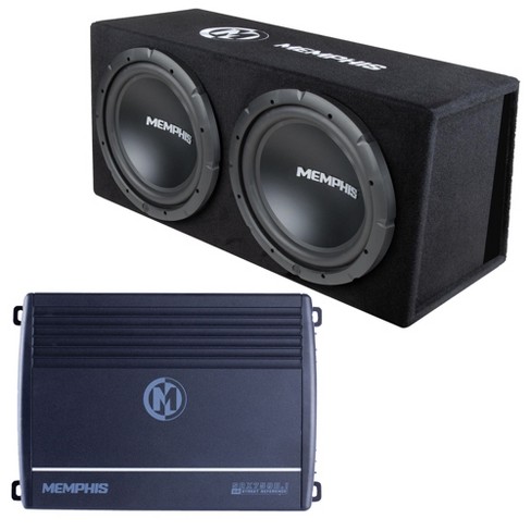 Memphis Audio Srxe212v Dual 12" Bass System With Srx750d.1 Street ...