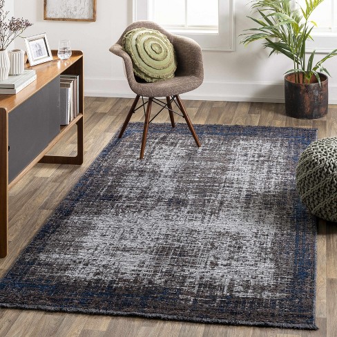 Hauteloom Rectangle Area Rug Charcoal : Target