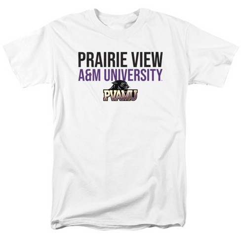 Prairie View A&m University Official Stacked Adult T Shirt,white, Small ...