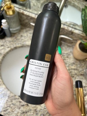 Kristin Ess Ultra Fine Workable Hairspray With Heat Protectant ...