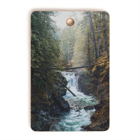 Luke Gram Little Qualicum Falls Cutting Board Rectangle - Deny Designs ...