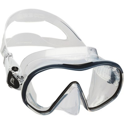 Cressi F-dual Mask - Single Lens Frameless Scuba Mask For Good ...