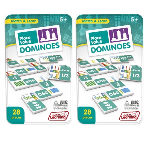 Junior Learning Place Value Dominoes, 2 Sets : Target