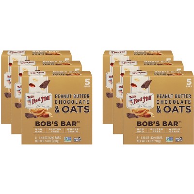 Bobs Red Mill Peanut Butter Banana Oat Bar - Case Of 6 - 7.4 Oz : Target