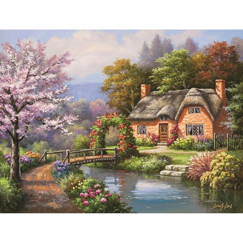 Sunsout Spring Creek Cottage 500 Pc Jigsaw Puzzle 36656 : Target