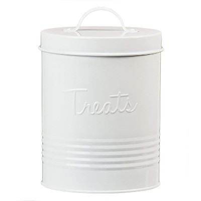 Amici Pet Retro Treats Storage Canister, 72 Oz. , White : Target