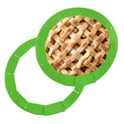 Cornucopia Brands Silicone Pie Crust Shields 2pk; Adjustable Pie ...